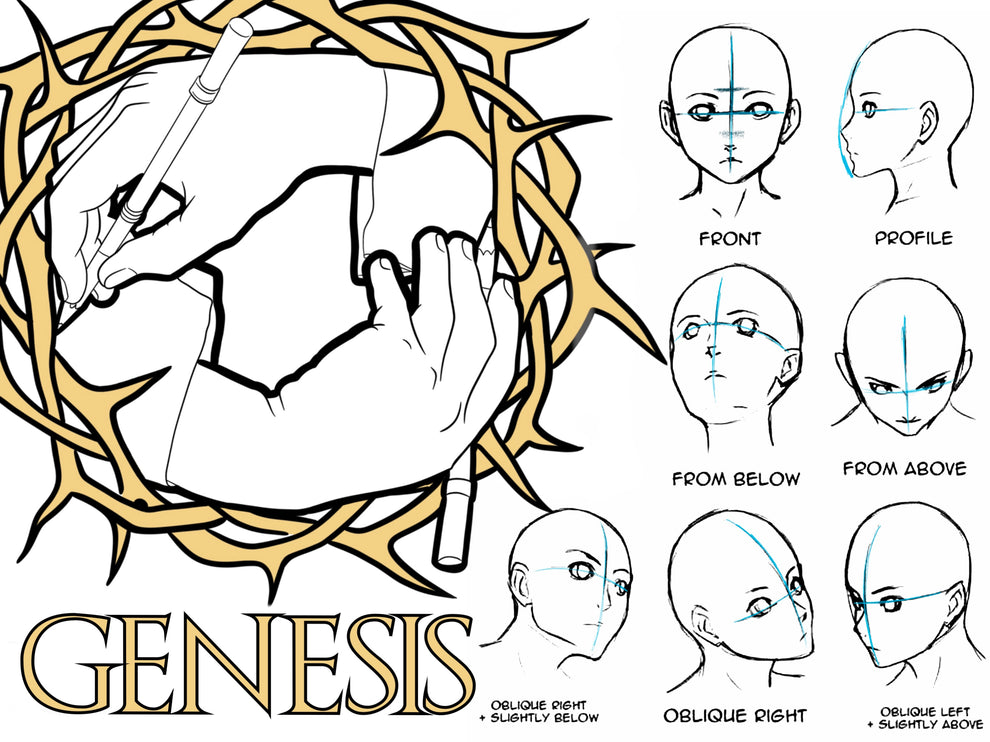 Genesis - Beginner Learn to Draw 8-12years – Crown of Thorns